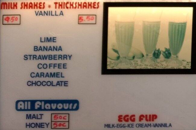 Menu at The Natural Cafe, Sutherland