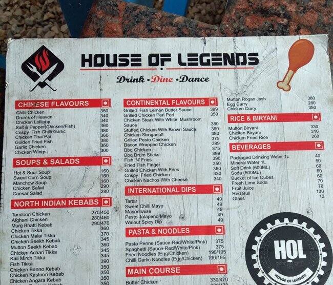Friends 'O' Holic Menu - Zomato