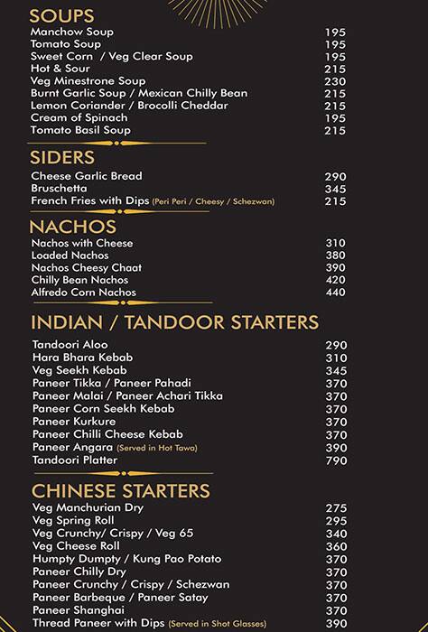 Menu at Golden Delicacy Multicuisine Restaurant, Mumbai