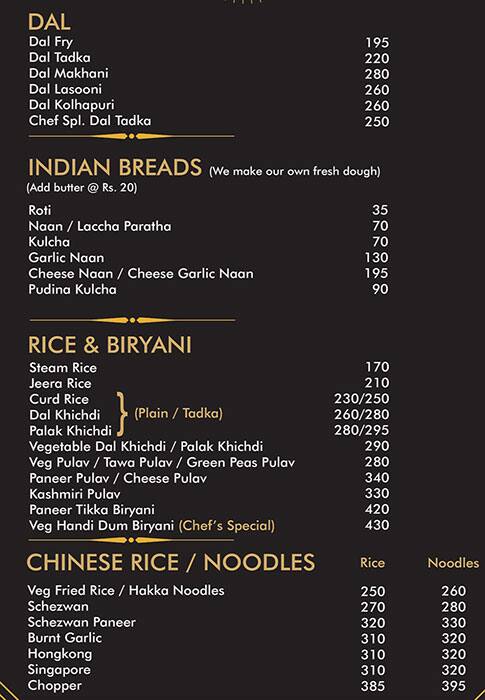 Menu at Golden Delicacy Multicuisine Restaurant, Mumbai