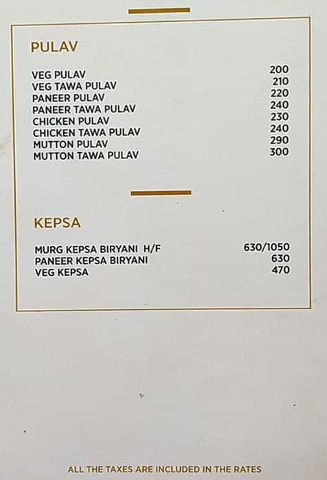 Menu at Krishna Restaurant, Mumbai, 31