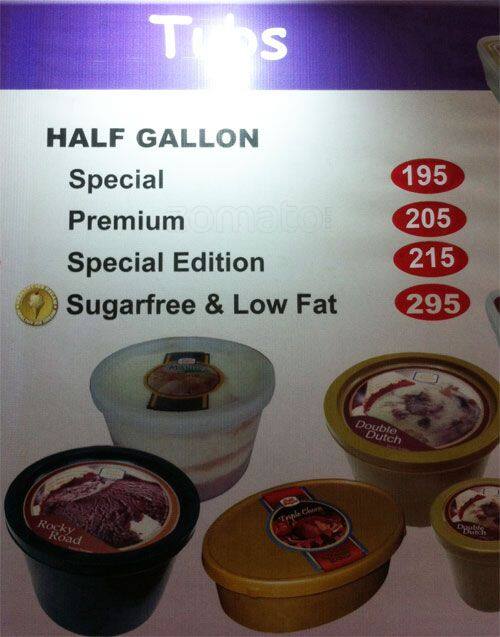 Menu at Mickey's Ice Cream Store Sa Libertad restaurant, Pasay