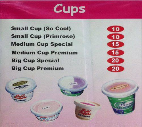 Menu at Mickey's Ice Cream Store Sa Libertad restaurant, Pasay