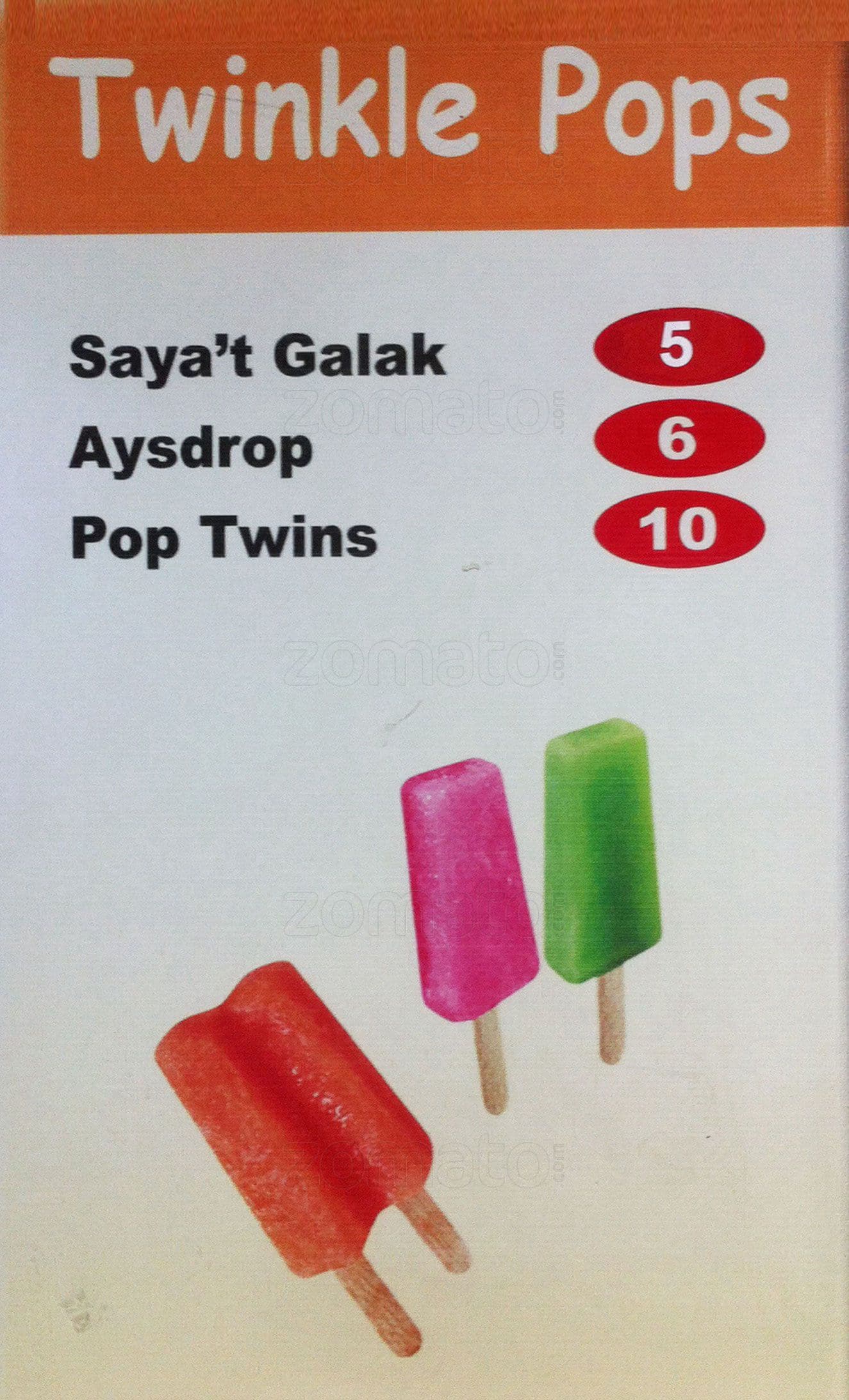 Menu at Mickey's Ice Cream Store Sa Libertad restaurant, Pasay