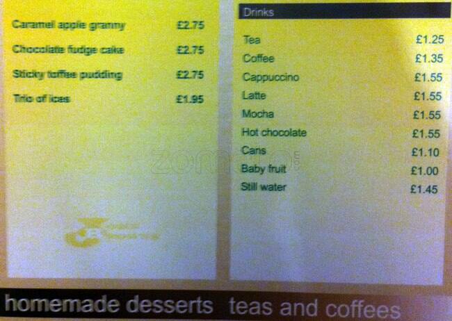 Menu at John Brown's pub & bar, Clydebank