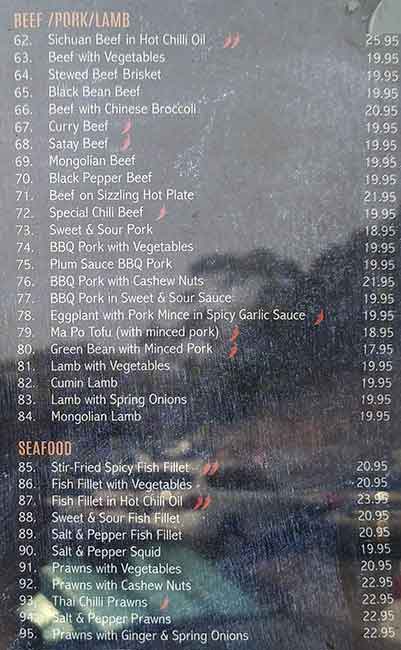 Menu At Wang Wang Dumpling Restaurant Coburg