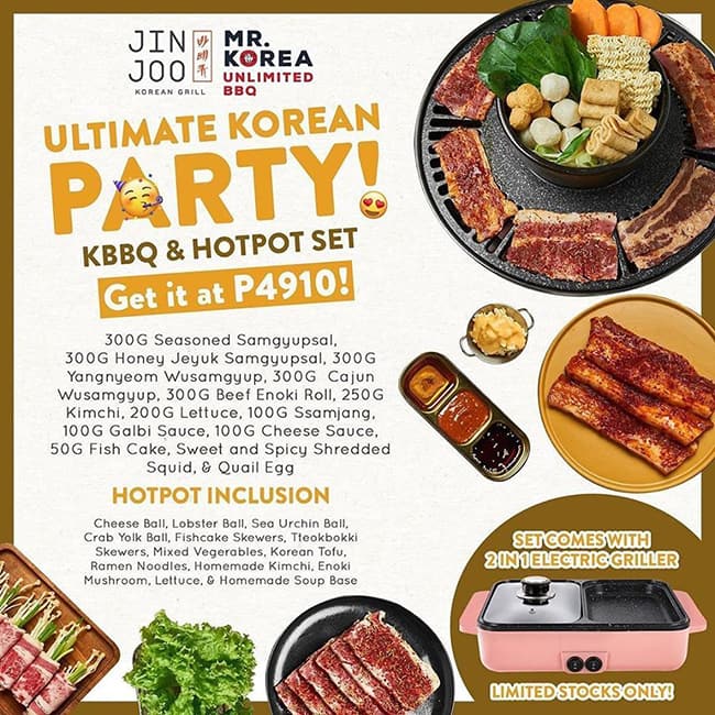 Menu at Jin Joo Korean Grill BBQ, Taguig, Fort Bonifacio