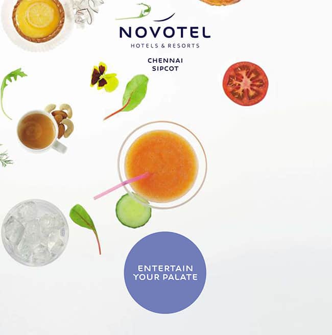 Menu of The Square - Novotel, Egatoor, Chennai