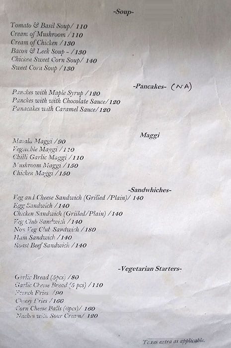 The Wise Owl Steakhouse Menu, Menu for The Wise Owl Steakhouse ...