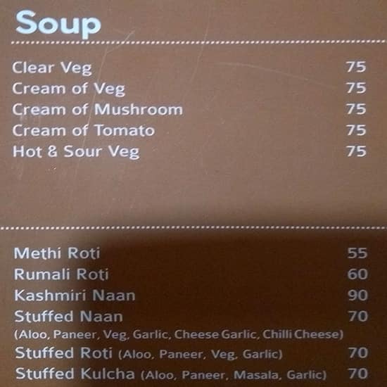 Menu at SREE AKSHAYAM, Chennai, AJ