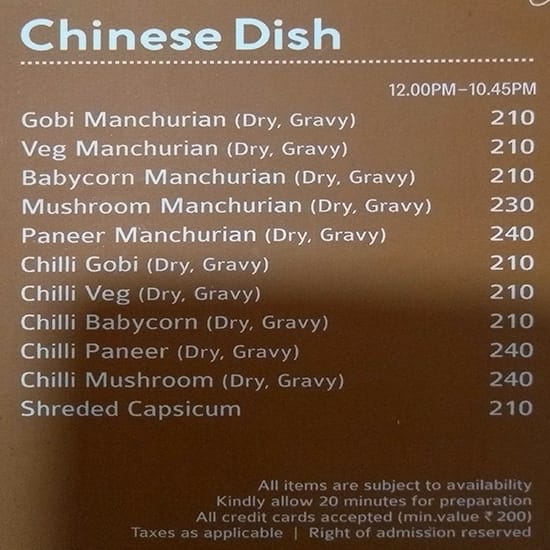 Menu at SREE AKSHAYAM, Chennai, AJ
