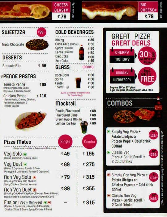 Menu at Eagle Boys Pizza, Mumbai, 5