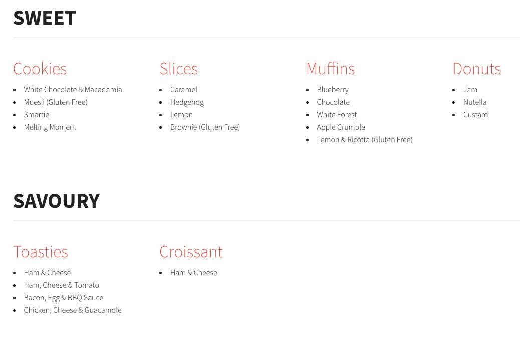 Menu at Calvino Coffee Officer ( Outbound ) cafe, Officer