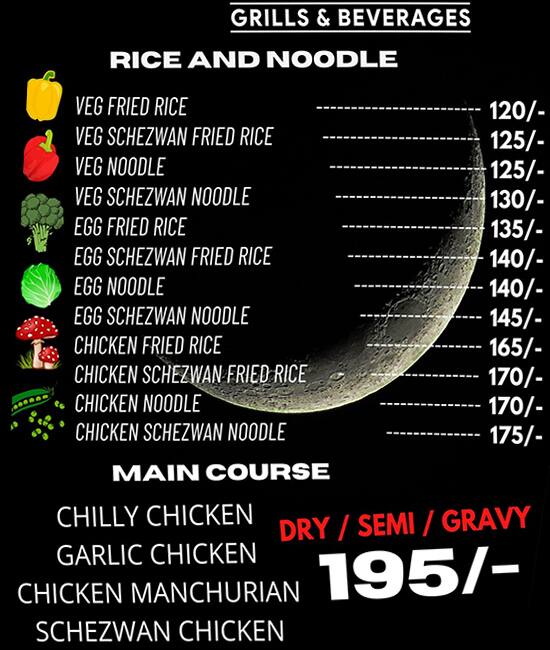 Menu of OG, Kharghar, Navi Mumbai