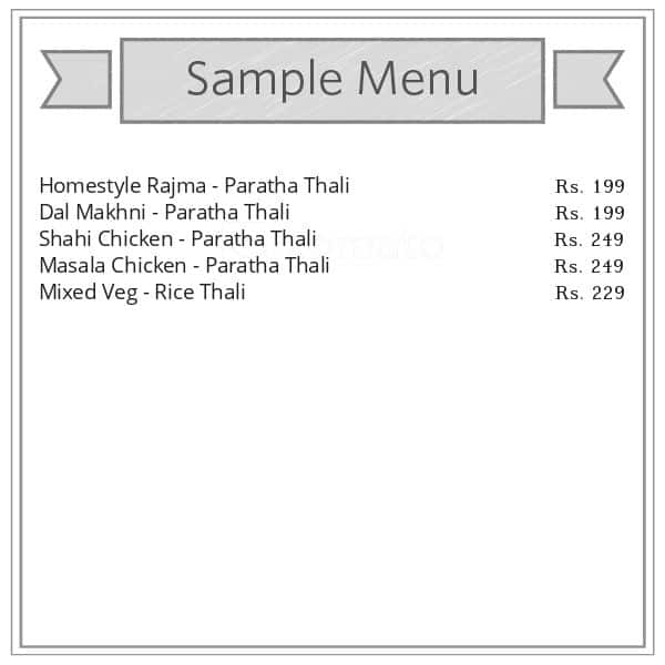 Menu of Daily Kitchen - Homestyle Meals, Banaswadi, Bangalore