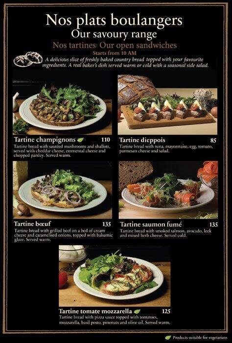 Menu at PAUL Bakery PIK Avenue, Jakarta, Pantai Indah Kapuk St Boulevard