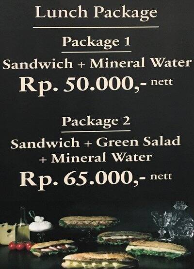 Menu at PAUL Bakery PIK Avenue, Jakarta, Pantai Indah Kapuk St Boulevard