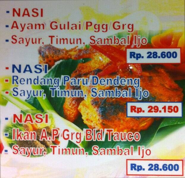 Carta del restaurante Sari Ratu Kitchen, South Jakarta, Jl ...