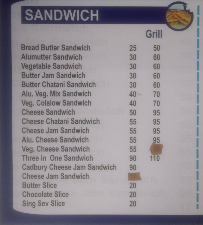 Fida's Fast Food Menu, Menu for Fida's Fast Food, Chandkheda, Ahmedabad ...