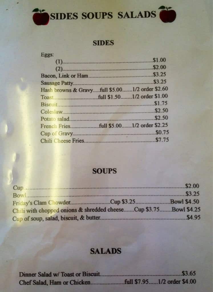 Menu at Home Sweet Home Cafe, Sweet Home