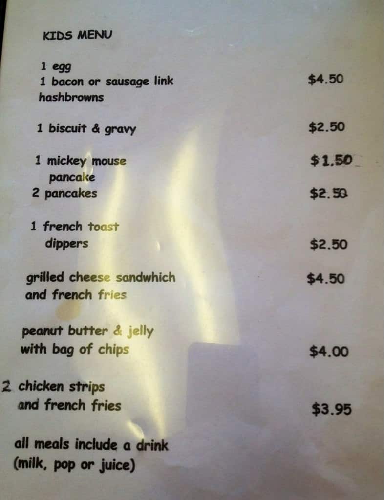 Menu at Home Sweet Home Cafe, Sweet Home