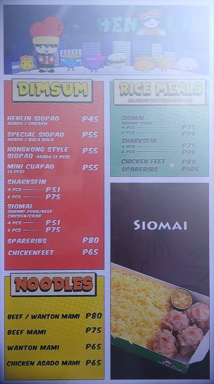 Hen Lin Menu, Menu for Hen Lin, Magallanes, Makati City - Zomato ...