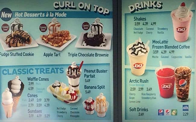 Menu at DQ Grill & Chill Restaurant, New Tecumseth, 2 King St S