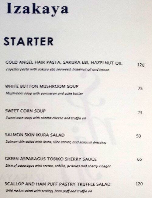 Senju Omakase, Teppanyaki, & Sake Menu - Zomato Indonesia