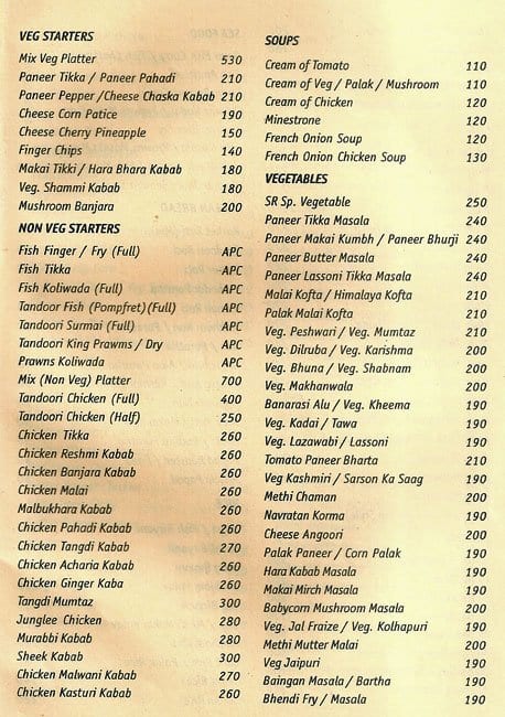 Sadanand Resorts Menu, Menu for Sadanand Resorts, Baner, Pune - Zomato