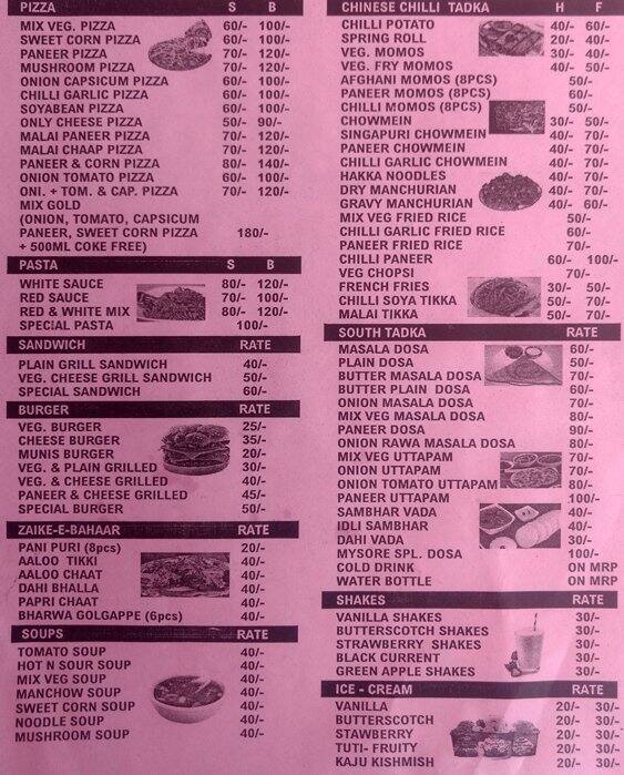 Just Yumm Food Junction Menu, Menu for Just Yumm Food Junction, NIT ...