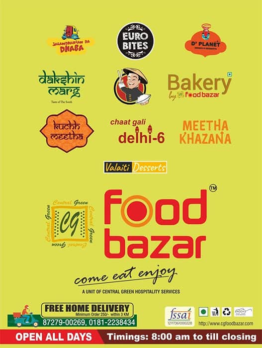 Menu of Food Bazar, Shastri Nagar, Jalandhar