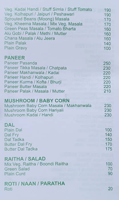 Menu at ROYAL GARDEN Bar & Kitchen, Mumbai, Om Shanti Apartments