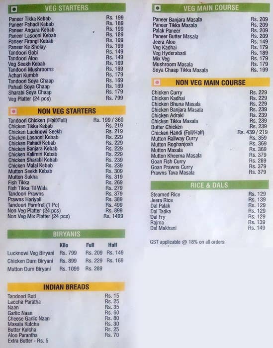 Menu at JUST CHICKEN, Pune, Aditi Samruddhi
