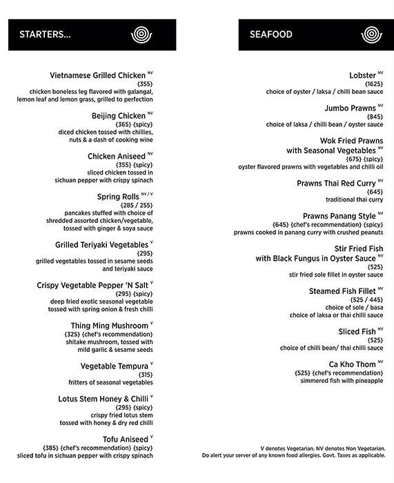 Menu at Sidewok Restaurant, Gurugram, Ground Floor