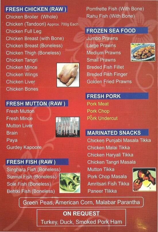 Menu of Big Bone - The Meat Shop, Sector 41, Noida