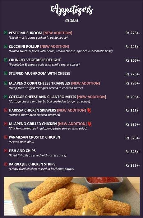 OTB - On The Bar B-Q a Jaipur: Foto del Menu con Prezzi - Zomato