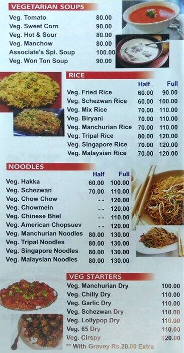 Associate's Cafe Menu, Menu for Associate's Cafe, Dombivali East, Thane ...