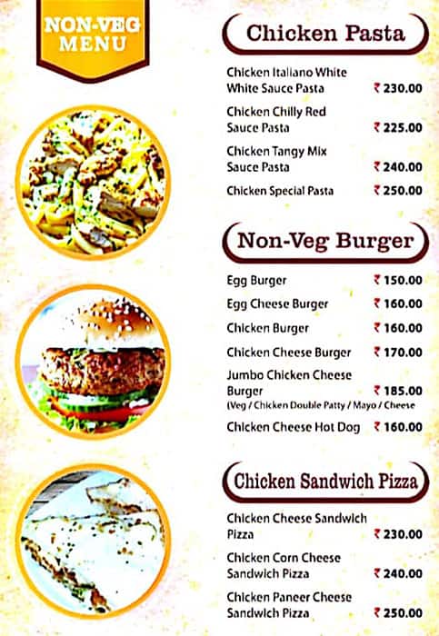 Menu at Newtown Snack's Corner, Kolkata