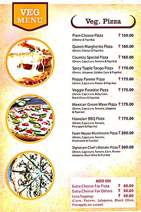 Menu at Newtown Snack's Corner, Kolkata