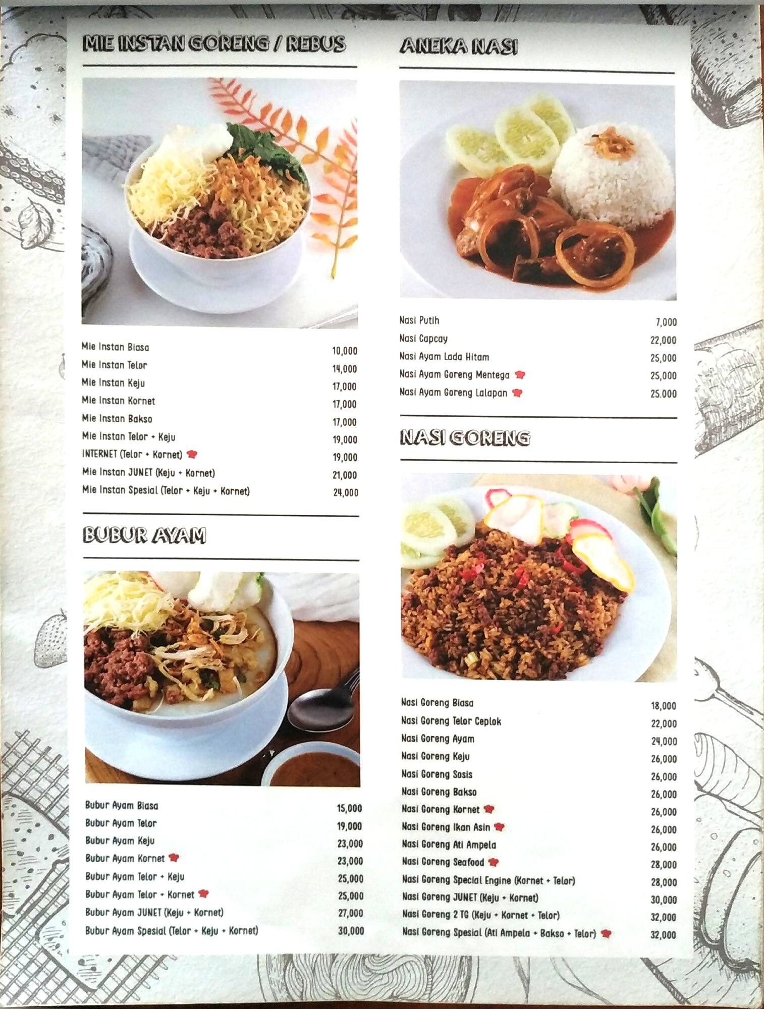 Menu at Roti Bakar Eddy - TMII cafe, East Jakarta, Jl. Raya Pd. Gede No.56A