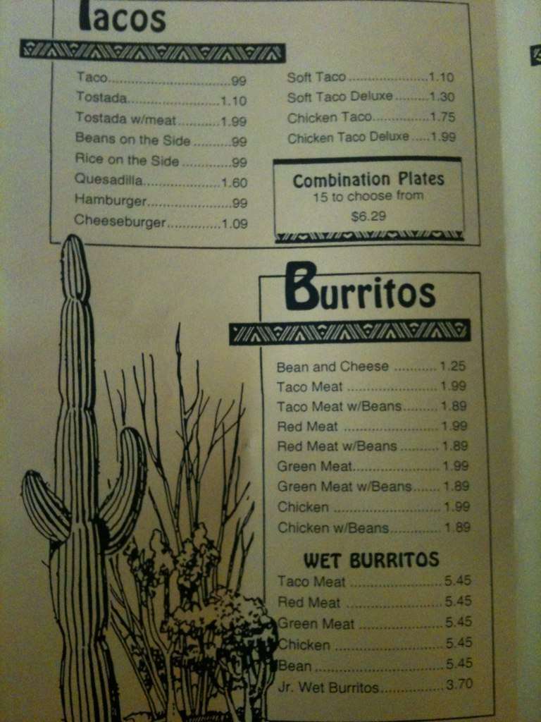 Taco House Menu, Menu for Taco House, Traverse City, Traverse City ...