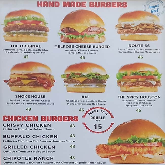 Johnny rockets menu store