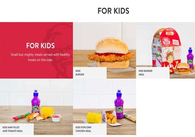 Menu at KFC restaurant, Enfield, Enfield Retail Park