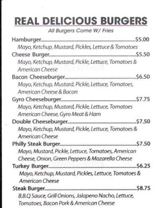 Menu at Super Chi Chi restaurant, Chicago