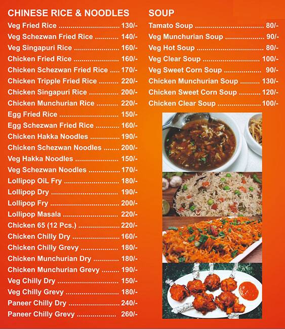 Menu at Kung Fu Kung Pao, Mumbai, A-842