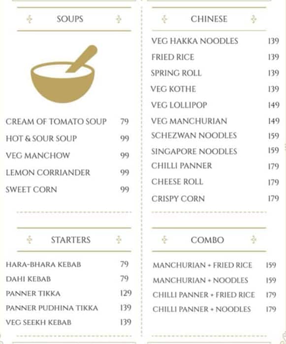 Menu of The Last Night, Vijay Nagar, Indore