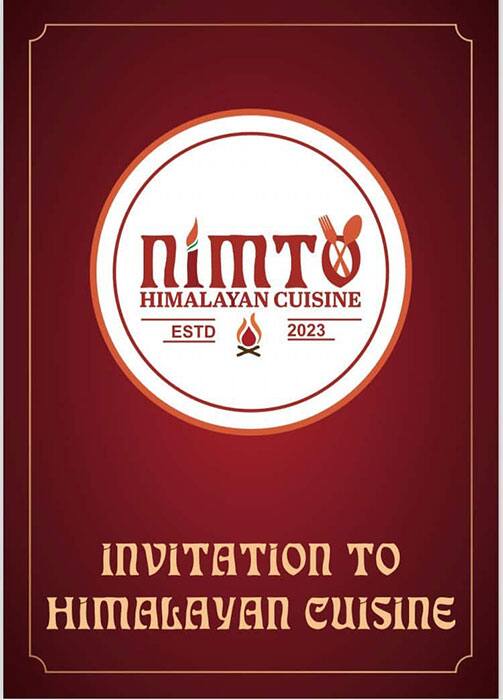 Menu of Nimto Himalayan Cuisine, ITO, New Delhi