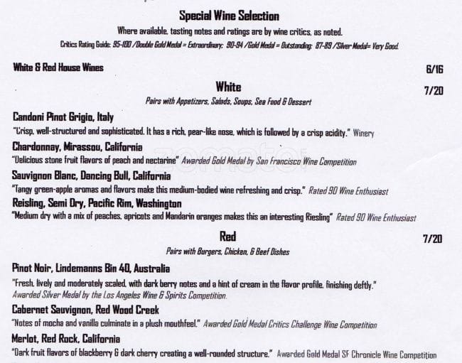 Menu at Skinflints pub & bar, New York City