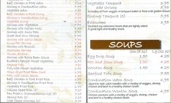 Menu at Golden Stix restaurant, Conifer