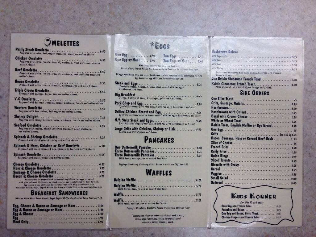 Omelette Cafe Menu, Menu for Omelette Cafe, Rincon, Savannah ...